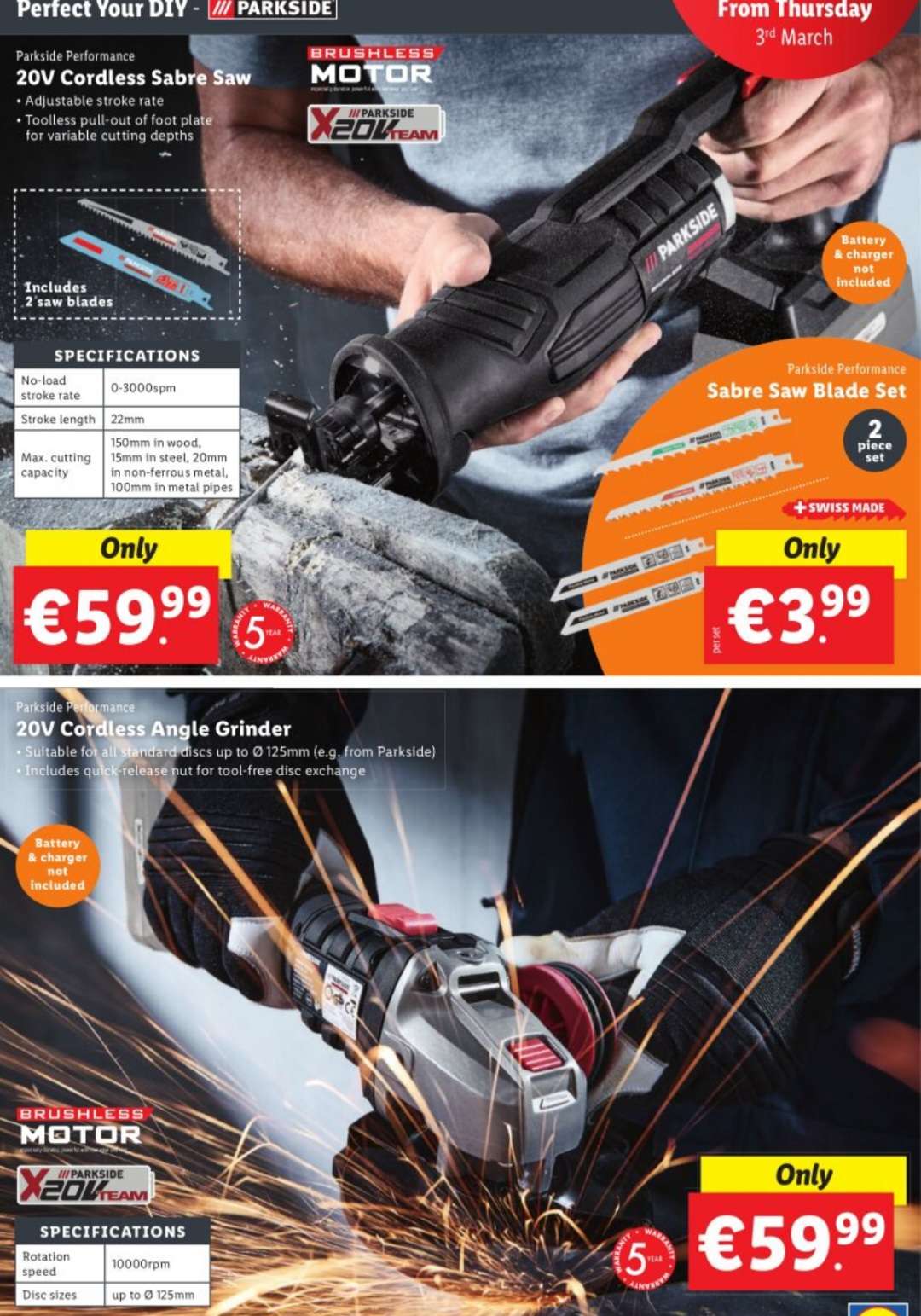 Lidl IE DIY Offers March 3rd 2022 - Sawdust & Glue